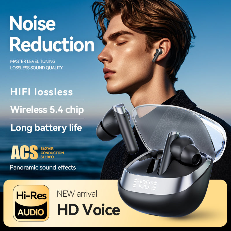 M83 Bluetooth AI Translation Earbuds - Black – Rainbow Home Centre