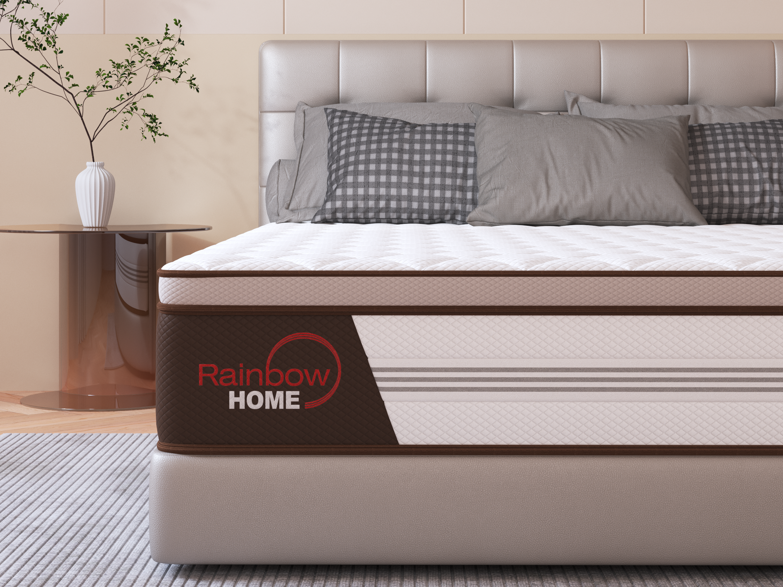 32 cm Top Pocket Spring Euro Design Mattress – Ulanda – Rainbow Home Centre